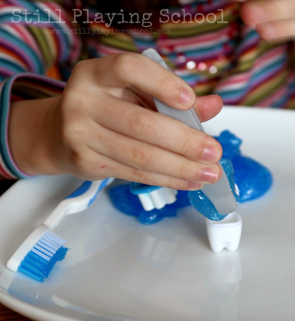 DIY Toothpaste Slime: A Fun Project for Dental Health Month with ...